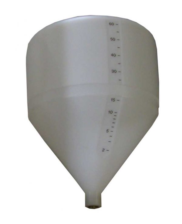 120ltr Litre Cylindrical Plastic Moulded Conical Tank Container - Tanks UK